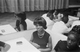 Barbara Booker seated at a table at the Elks Club in Montgomery ...